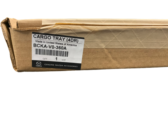 2019-2023 Mazda 3 Sedan Rear Cargo Tray Protector Black | Mazda Parts ...