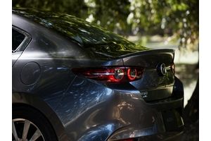 2019-2021 Mazda3 Rear Lip Spoiler Gray | Mazda Parts Factor