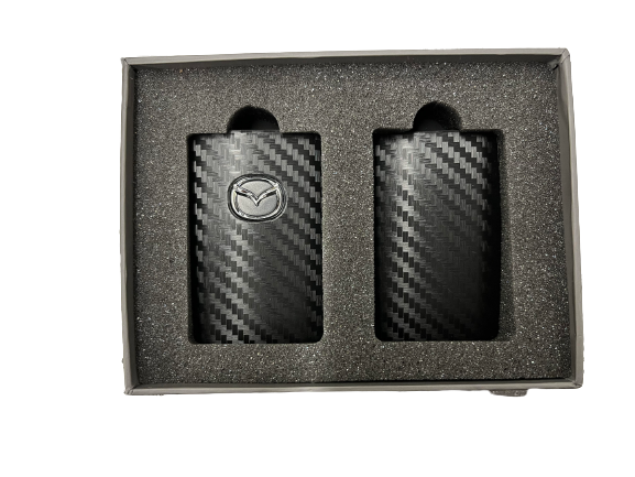 2023-2025 Mazda Key Fob Cover - Carbon Fiber Look | Mazda Parts Factor