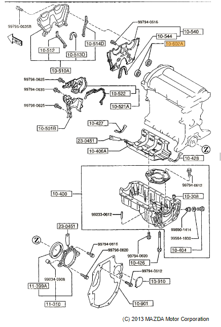 FS05-10-602A - Seal - 1984-2005 Mazda | Mazda Parts Factor