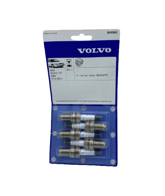 Genuine Volvo 850 S70 C70 S80 S60 V70 Ignition Spark Plug Set 8642660 ...