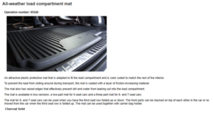 2016-2026 Volvo XC90 | Luggage Compartment Mat, Molded Plastic ...