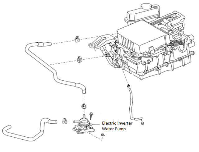 04000-32528 - Toyota Prius Electric Inverter Water Pump Group 1 Auto Parts