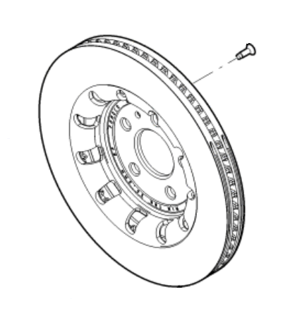 EU2Z-1V125-B - Rotor Assembly - Brake 2013-2019 Ford | Group 1 Auto Parts