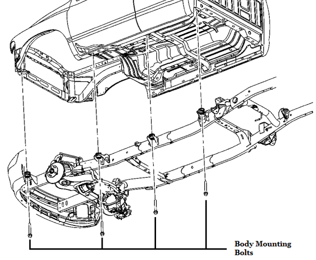 Genuine Mopar Body Mounting Bolts 6508326AA - Group1AutoParts.com ...