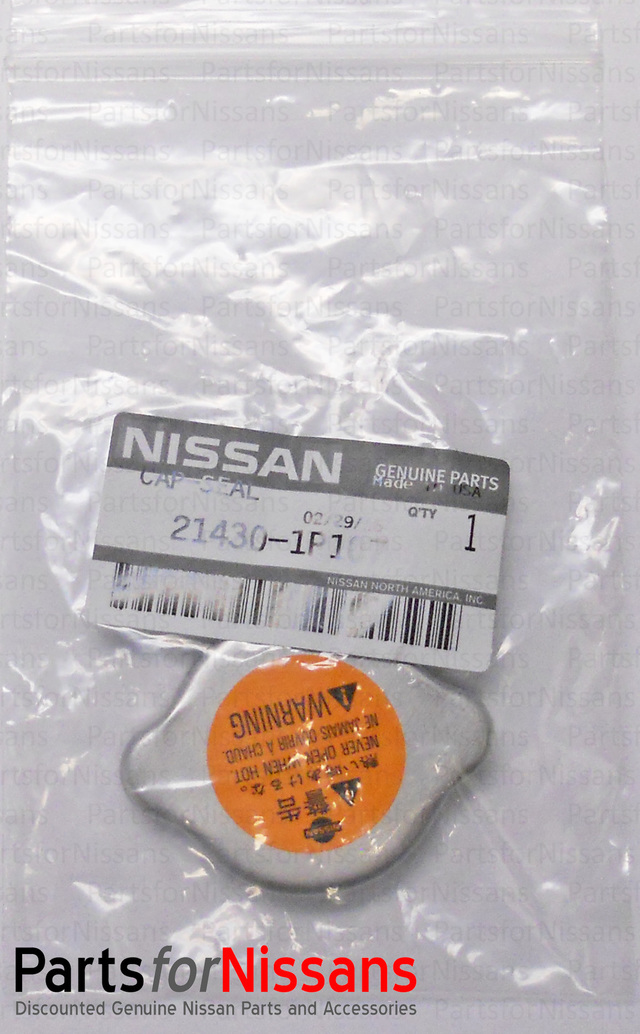 2005-2010 Nissan Radiator Cap 21430-1P107 | Parts for Nissans