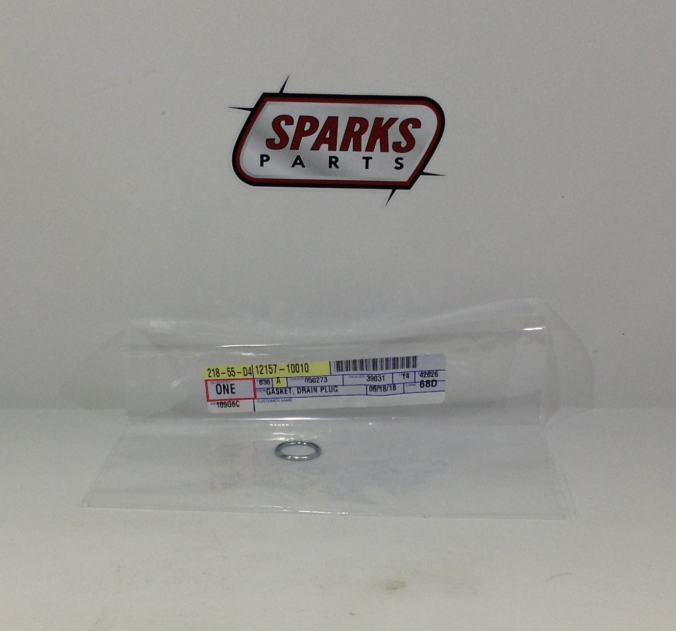 Gasket Drain Plug 12157-10010 | Sparks Parts