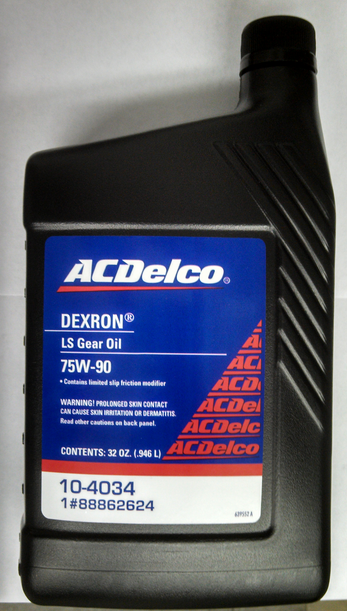 Dexron LS 75W-90 Gear Oil - 32 oz 88862624 GM | GMPartsDirect.com