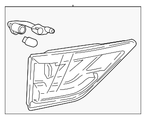 2018-2021 Chevrolet Traverse Lamp (Replaces 84835395) 85164977 GM ...