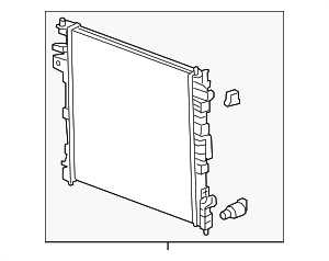 2018-2024 GM Radiator 86801855 GM | GMPartsDirect.com