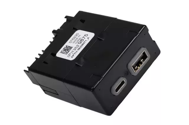 2019-2025 GM (Replaces 13549128) Jet Black USB 2 Port Receptacle ...