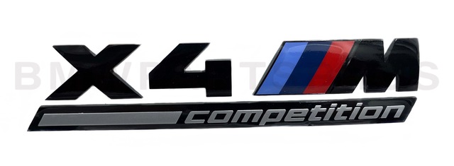 2020-2022 BMW X4 Bmw M Performance High-gloss Black Badge - X4 M ...