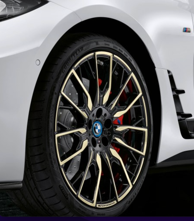 2023-2025 BMW i4 Bmw Oem 868m Performance Wheel In Summer Night Gold 20 ...