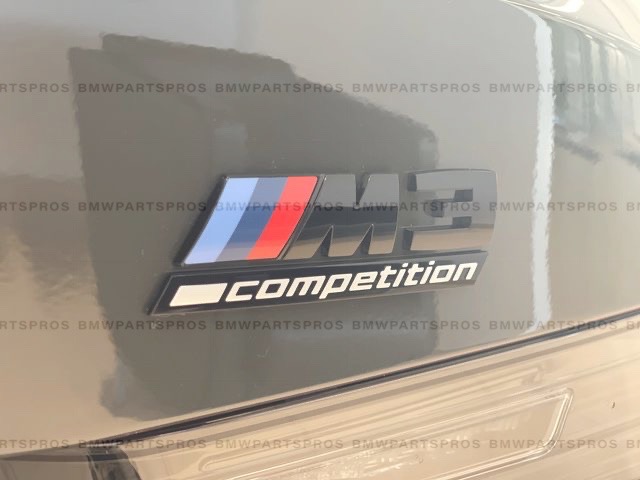 2021-2025 BMW M3 Bmw M Performance Trunk Lid Badge In High-gloss Black ...