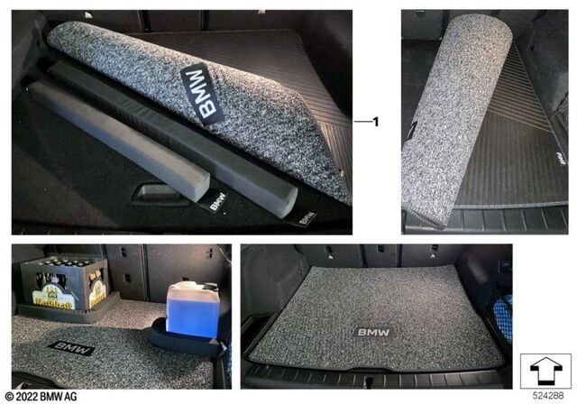 Bmw Oem Cargo Area Reversible Mat 51-47-5-A50-924 | OEM Parts & Accessories