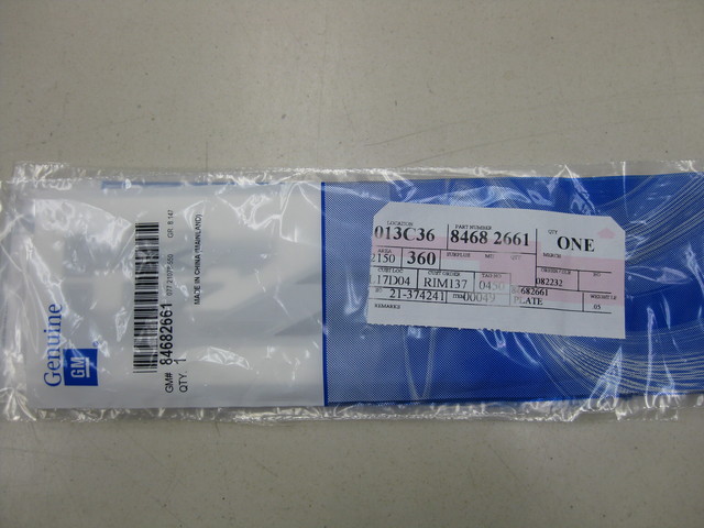 84682661 - Nameplate - 2014-2019 GM | Buy GM Parts
