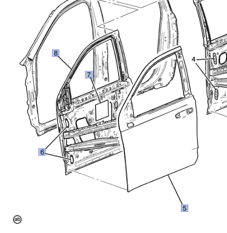 85841902 - Door 2021-2024 GM | Gateway Buick GMC Parts