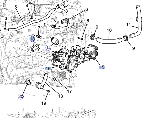 40009452 - Valve Asm-eng Cool Flow Cont 2023-2025 GM | Gateway Buick ...