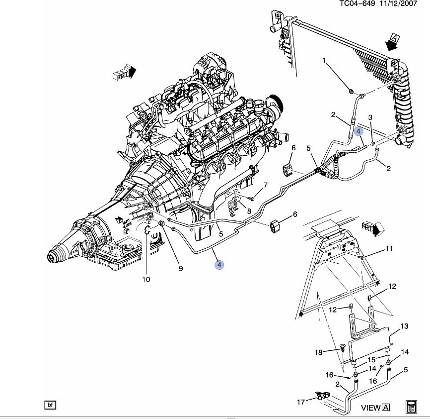 Outlet Pipe (Transmission to Radiator) 15773661 | OEM GM Parts