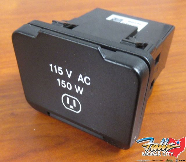 OEM Mopar 2014-2022 Jeep Dodge Ram Floor Console 115V Power Outlet ...