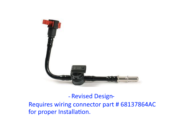 2013-2024 Ram Pressure Sensor And Tube - Requires Wiring # 68137864AC ...