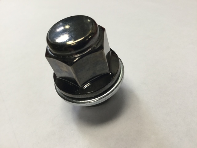 90942-01115 - Genuine Toyota Black Lug Nut Hub W/Washer For Alloy ...