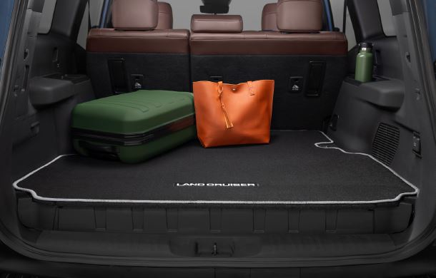 PT926-60240-20 - Genuine Toyota 2024 + Land Cruiser Black Carpet Cargo ...