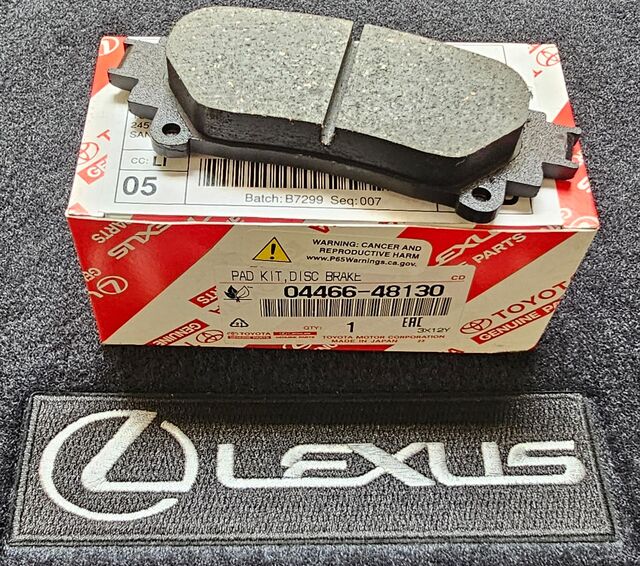 2010-2015 Lexus Rear Brake Pads Set Of 4 RX450h RX350 | My L Parts