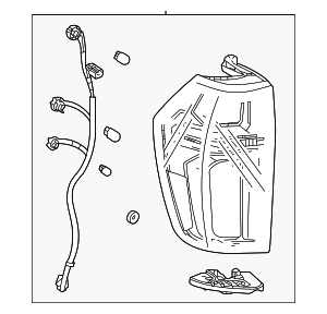 85618752 - Rear Passenger Side Stop Lamp Chevrolet Parts Direct