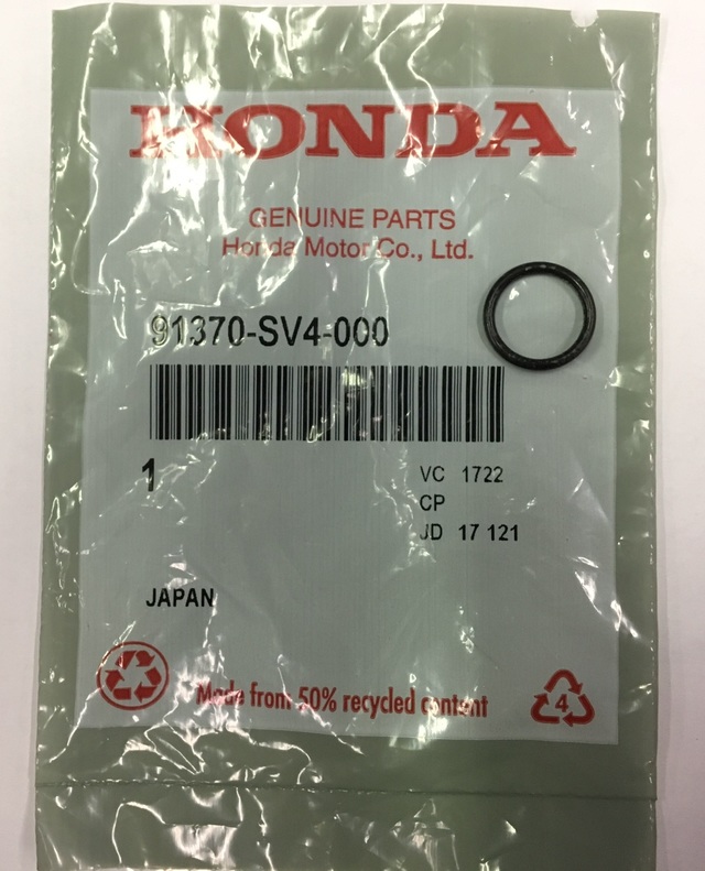 O Ring (14 4X1 9) 91370-SV4-000 | Honda Parts For Less