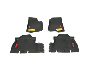 Mopar 82216623AB Floor Mats – Jeep JL 4-Door, Red Logo | Bam Wholesale ...