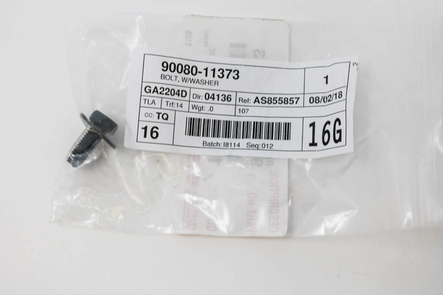 Buy Toyota Under Cover Bolt 90080-11373 | Longo Toyota Parts