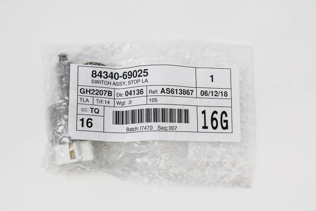 84340-69025 - Brake Light Switch 2005-2023 Toyota | Longo Toyota Parts