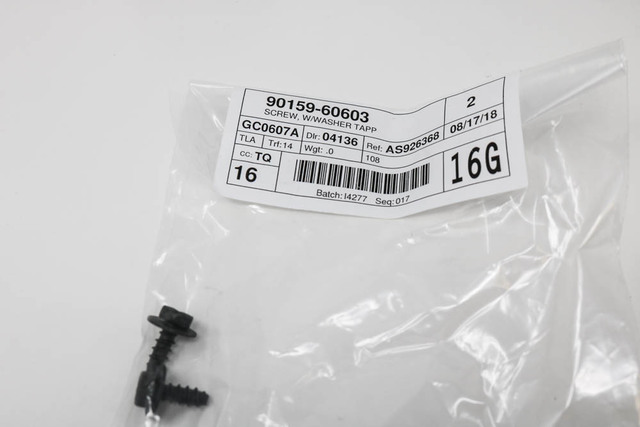 Buy Toyota Mud Guard Screw 90159-60603 | Longo Toyota Parts