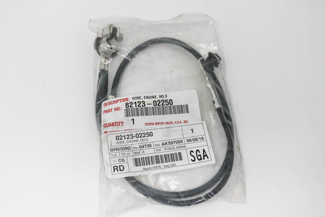 82123-02250 - Battery Cable 2002-2008 Toyota | Longo Toyota Parts