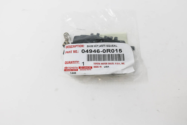 04946-0R015 - Shim Kit, Anti Squeal(For Rear Disc Brake) 2013-2015 ...