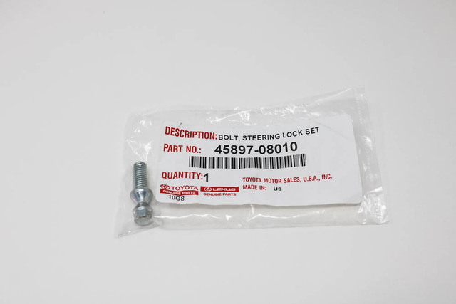 45897-08010 - Steering Lock Fracture Bolt 2009-2025 Toyota | Longo ...