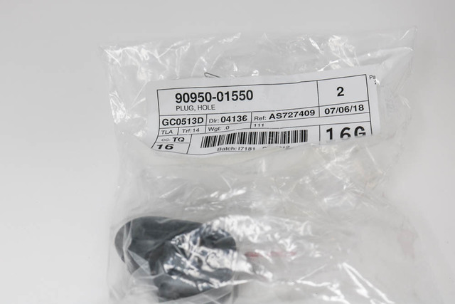 90950-01550 - Side Rail Assembly Plug Longo Toyota Parts