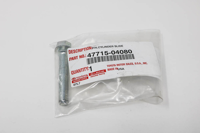 47715-04080 - Disc Brake Caliper Pin (Front) 2007-2025 Toyota | Longo ...