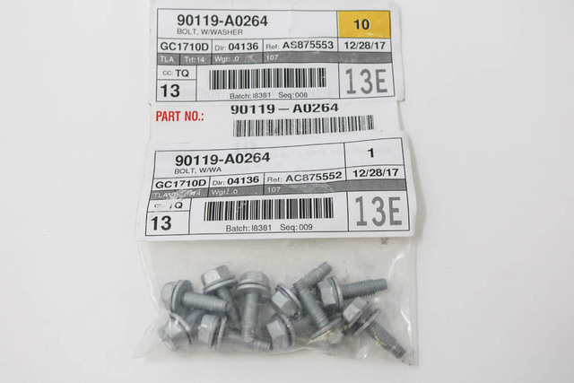 90119-A0264 - ABS Wheel Speed Sensor Bolt 2008-2025 Toyota | Longo ...