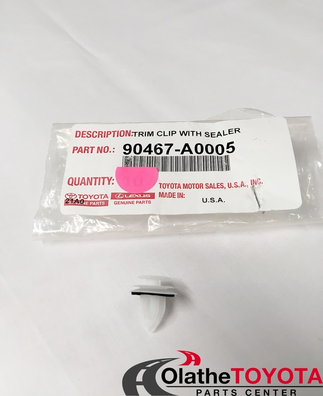 2001-2025 Toyota Door Trim Panel Clip 90467-A0005 | Toyota Parts Center