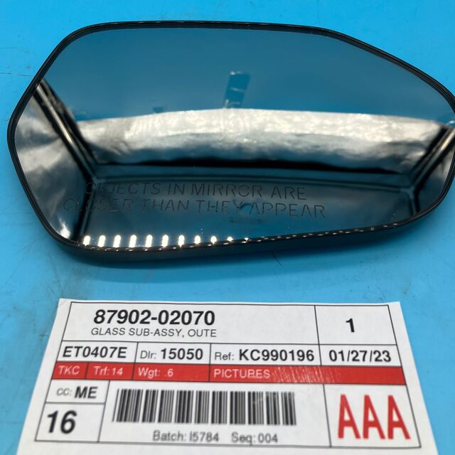 2016-2025 Toyota Mirror Glass 87902-02070 | Toyota Parts Center