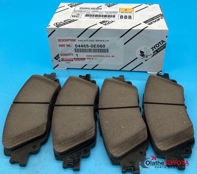 2018-2025 Toyota Disc Brake Pad Set Front 04465-0E060 | Toyota Parts Center